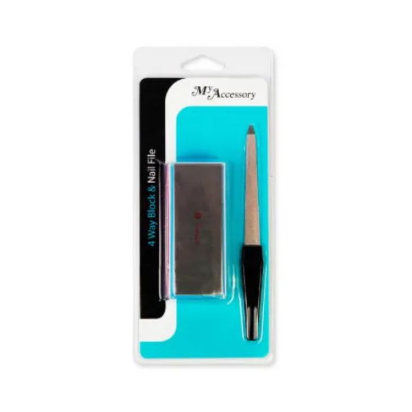 4 Way Nail Block & Nail File | The Base Warehouse