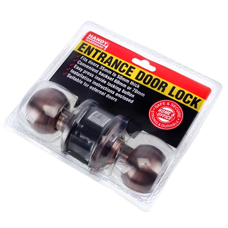 Bronze Entrance Door Lock | The Base Warehouse