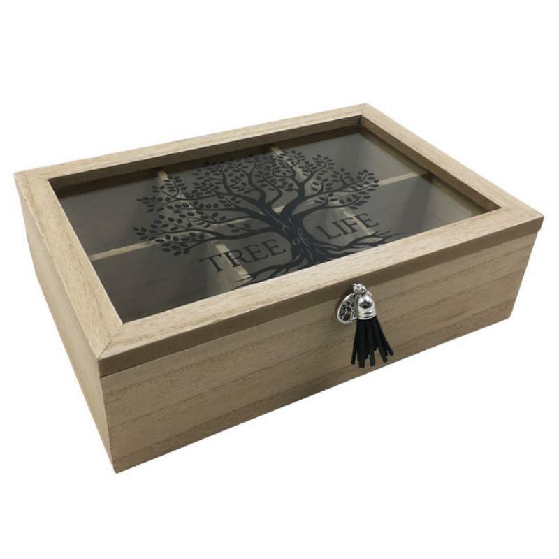 Tree of Life MDF Divider Box - 24cm | The Base Warehouse