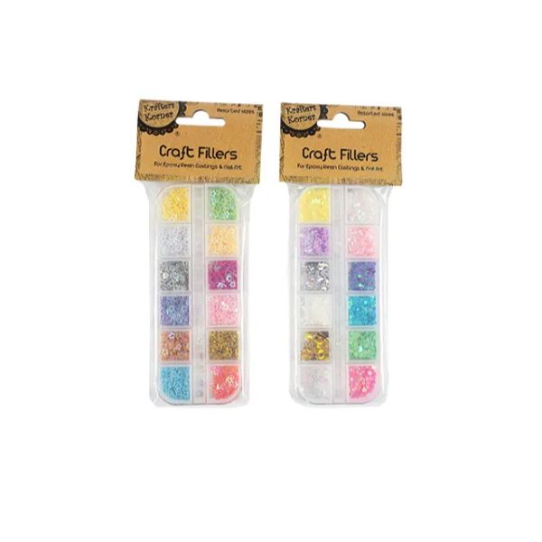 Assorted Craft Star Fillers - 12.8cm x 5.3cm x 1.1cm | The Base Warehouse