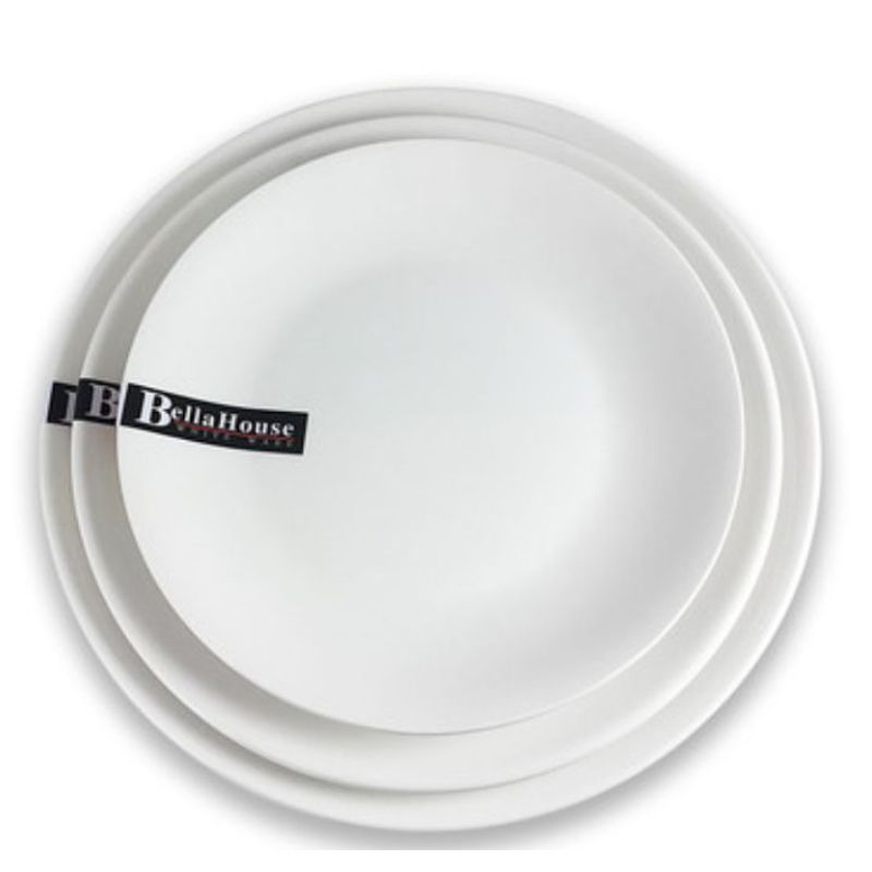 Bella House Porcelain Curved Dinner Plate - 26cm | The Base Warehouse