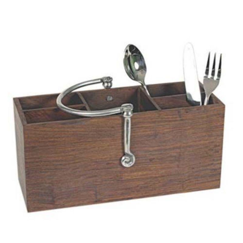 Elegant Swirl-Cutlery Holder | The Base Warehouse