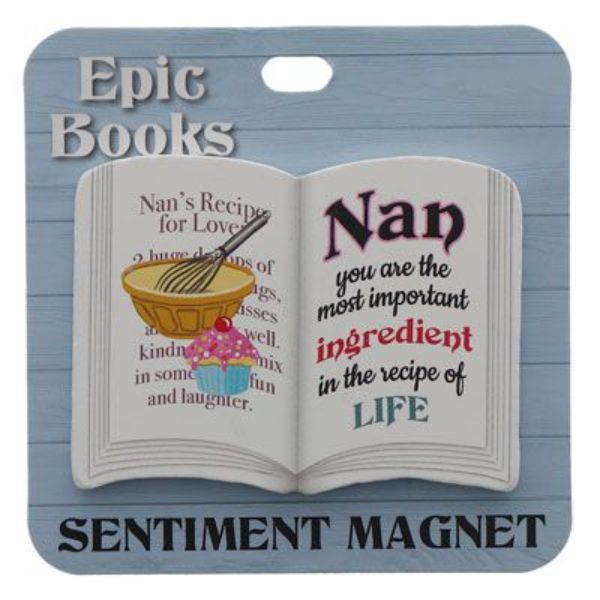 Nan Book Magnet | The Base Warehouse