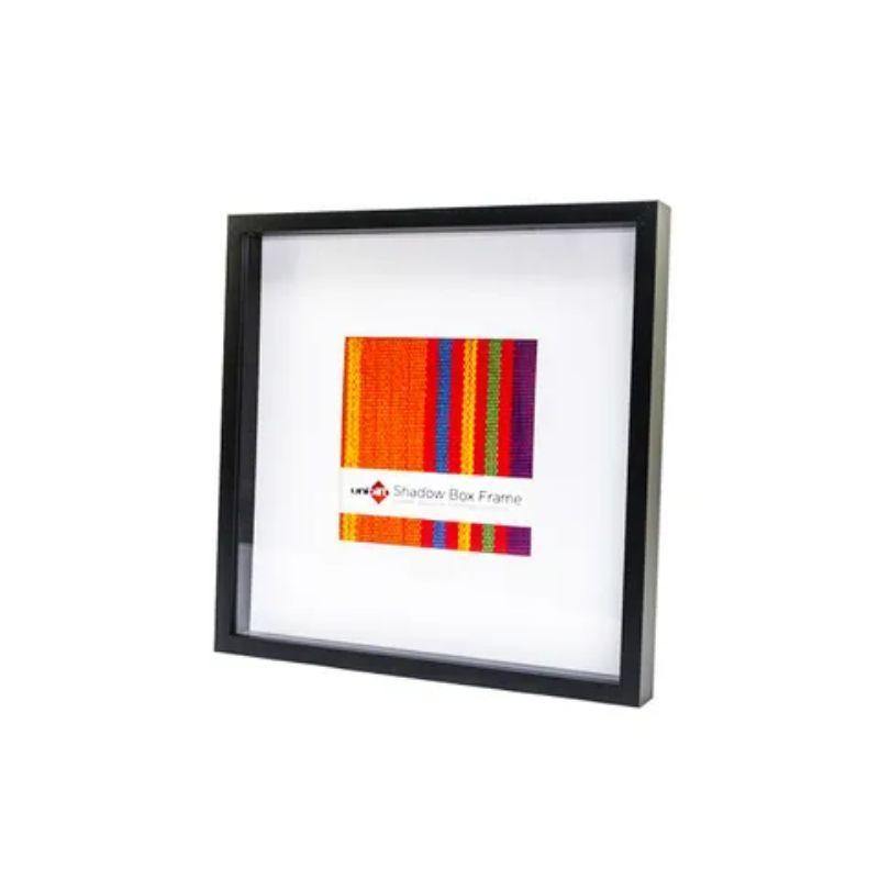 Shadow Box Black Metal Frame - 20cm x 20cm | The Base Warehouse