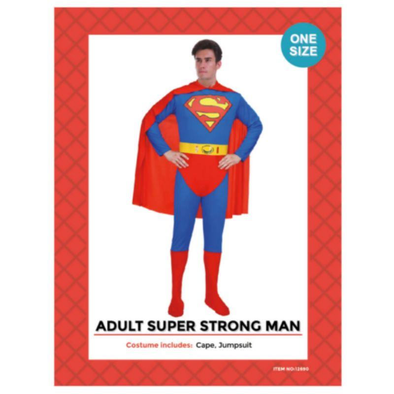Adult Super Strong Man Costume | The Base Warehouse