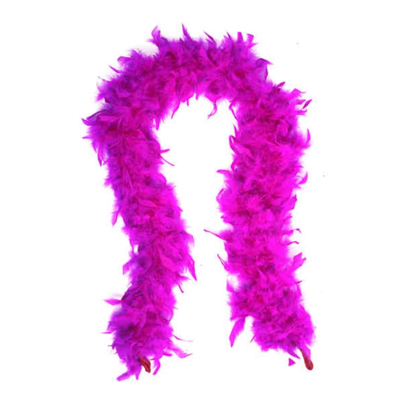Hot Pink Feather Boa - 1.5m | The Base Warehouse