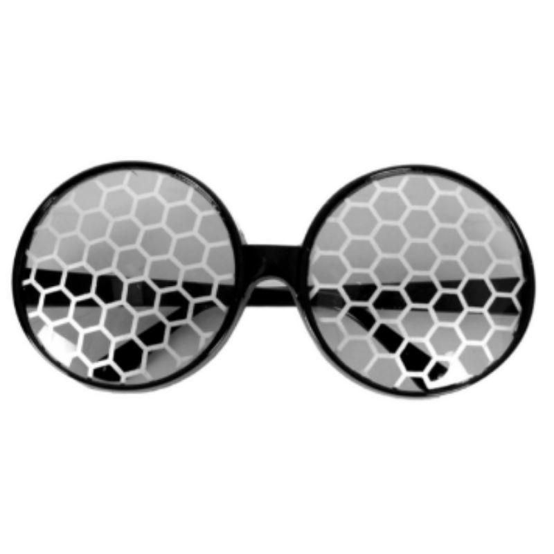 Bug Eye Black Party Glasses | The Base Warehouse