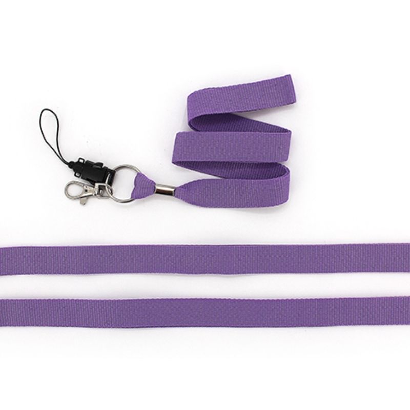Plain Violet Colour Lanyard | The Base Warehouse