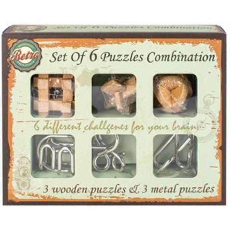 6 Wooden & Metal Puzzles | The Base Warehouse