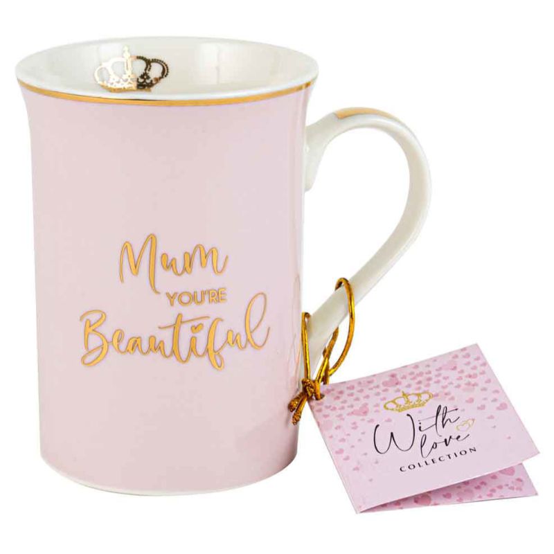 Mum You are Beautiful Pink Mug - 310ml | The Base Warehouse