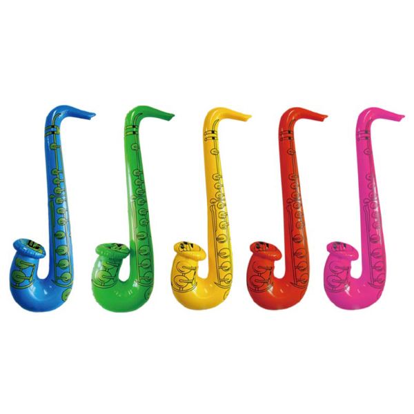 PVC Inflatable Saxophone - 66cm | The Base Warehouse