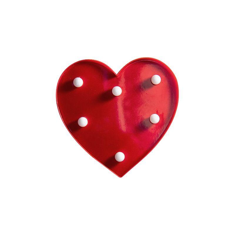 Red Heart LED Light | The Base Warehouse
