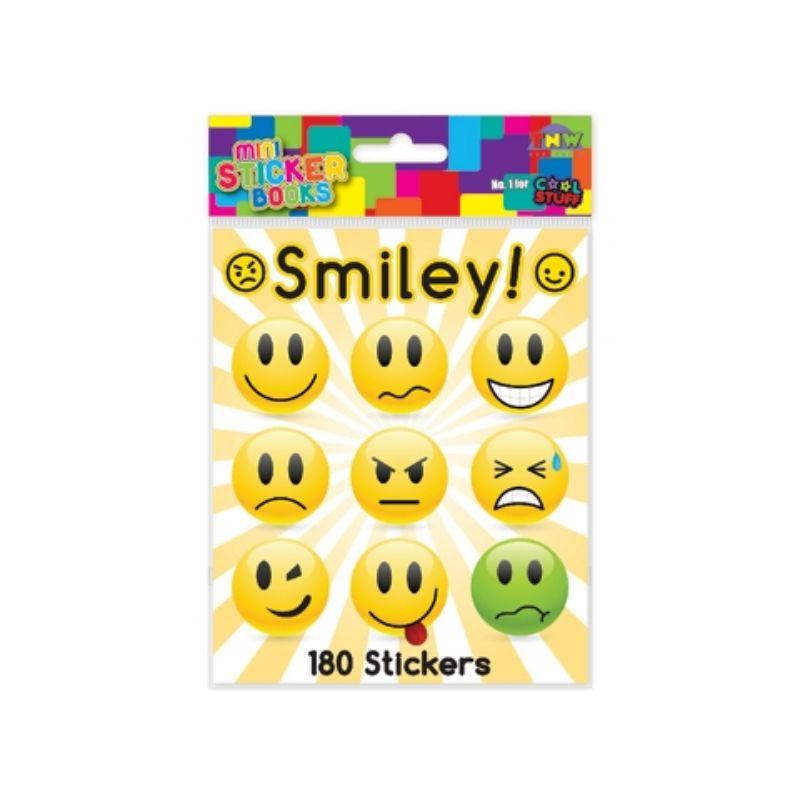 Mini Sticker Books - Smiley | The Base Warehouse
