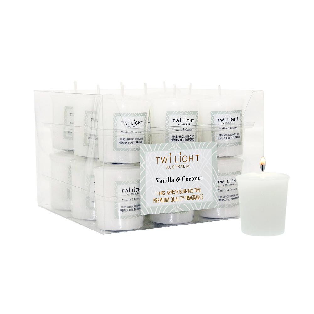 Twilight Frost Soy Candle Vanilla & Coconut - 55g | The Base Warehouse
