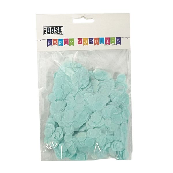 Tiffany Blue 1cm Paper Confetti - 20g | The Base Warehouse