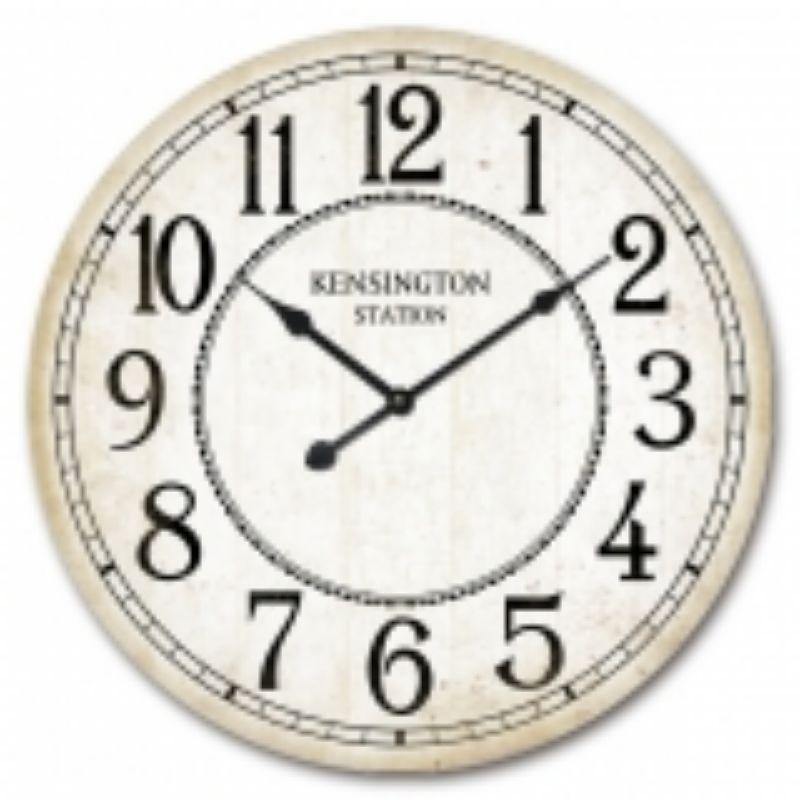 MDF Kensington Station Wall Clock - 60cm | The Base Warehouse
