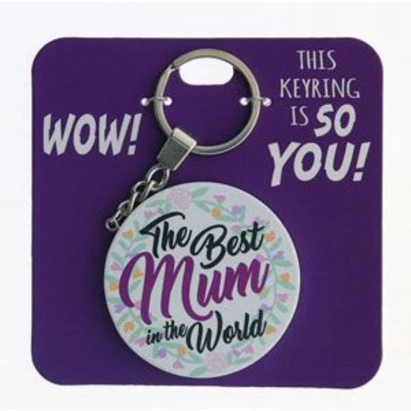 Best Mum Keyring | The Base Warehouse