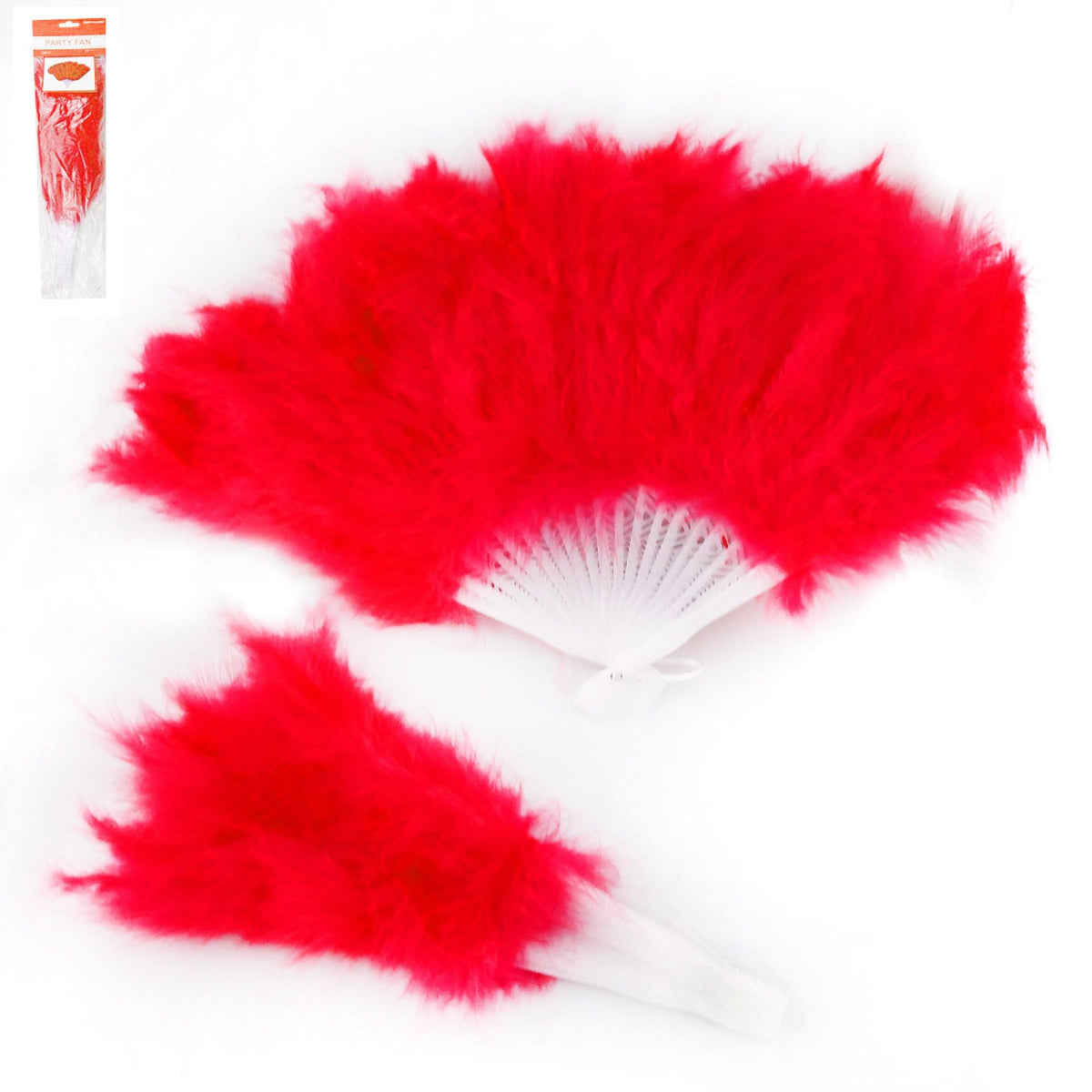 Red Feather Fan | The Base Warehouse