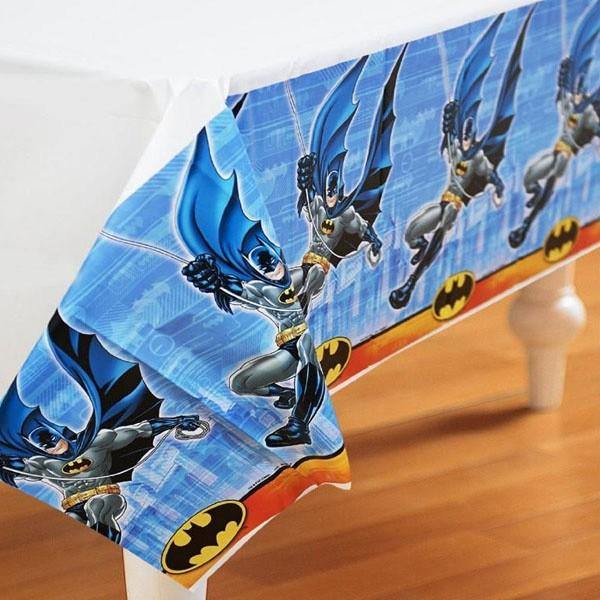 Batman Plastic Tablecover - 1.37m x 2.43m | The Base Warehouse