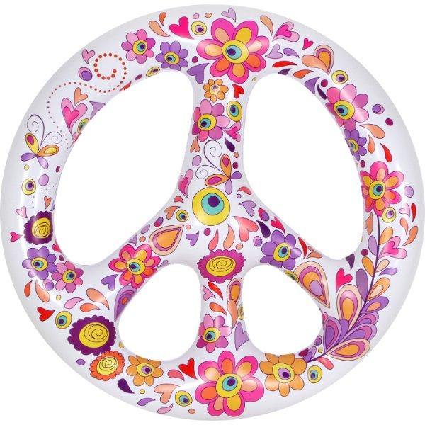 Inflatable Peace Pool Float - 1.47m | The Base Warehouse
