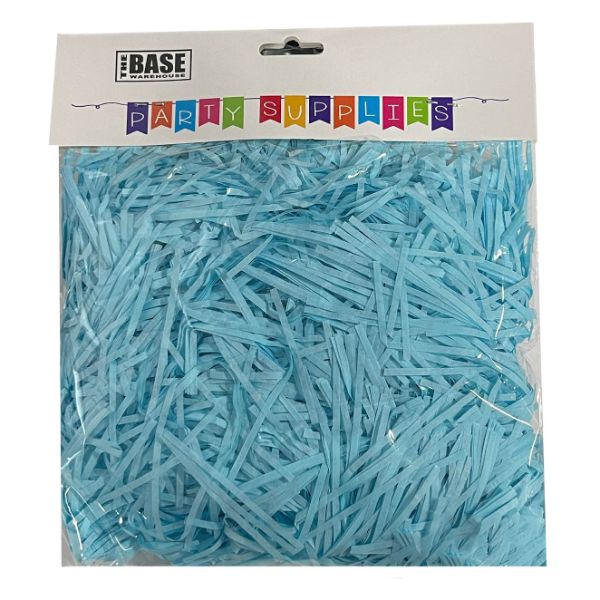 Pastel Blue Shredded Paper - 50g | The Base Warehouse