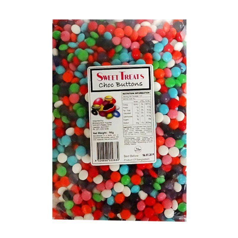 Mixed Choc Buttons - 1kg | The Base Warehouse