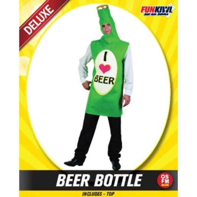 Mens Deluxe Beer Bottle Costume | The Base Warehouse