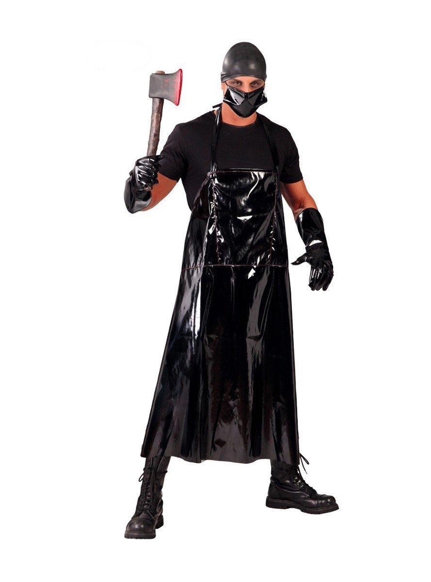 Mens Rough Black Suit Hostel Butcher Costume | The Base Warehouse