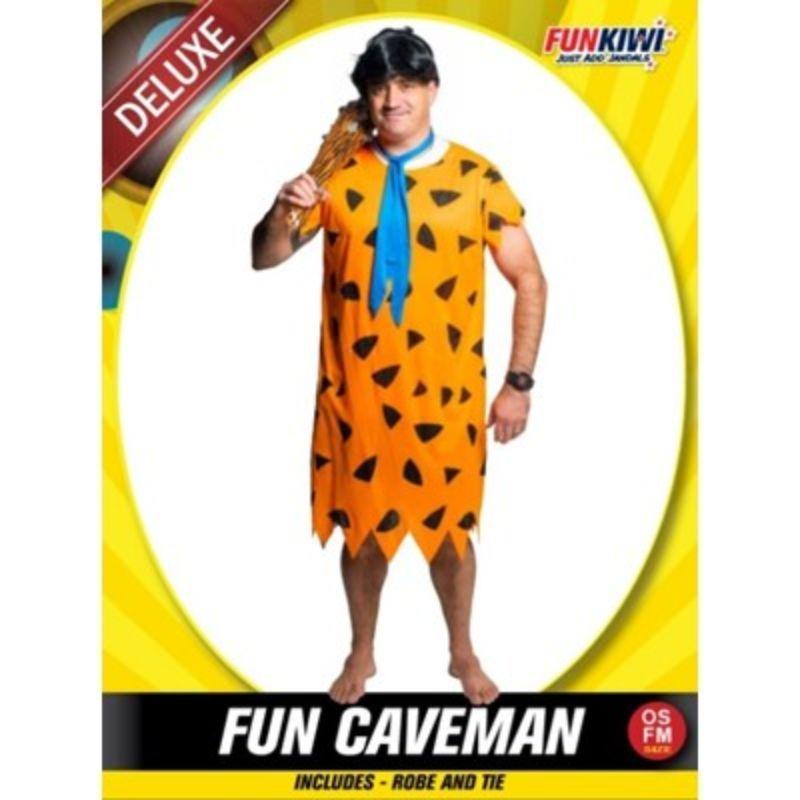 Mens Deluxe Fun Caveman Costume | The Base Warehouse