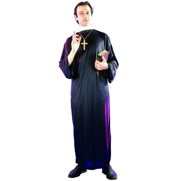 Mens Deluxe Priest Costume | The Base Warehouse