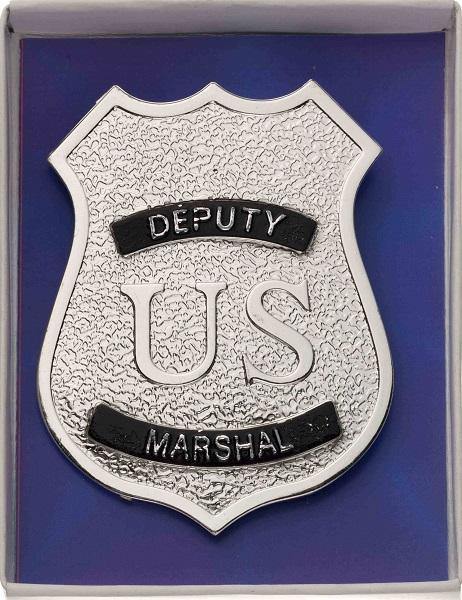Boxed Silver Police Badge | The Base Warehouse