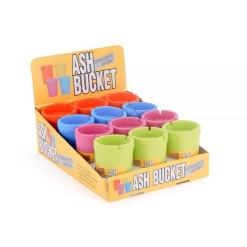 4 Assorted Colours Large Ash Bucket | The Base Warehouse
