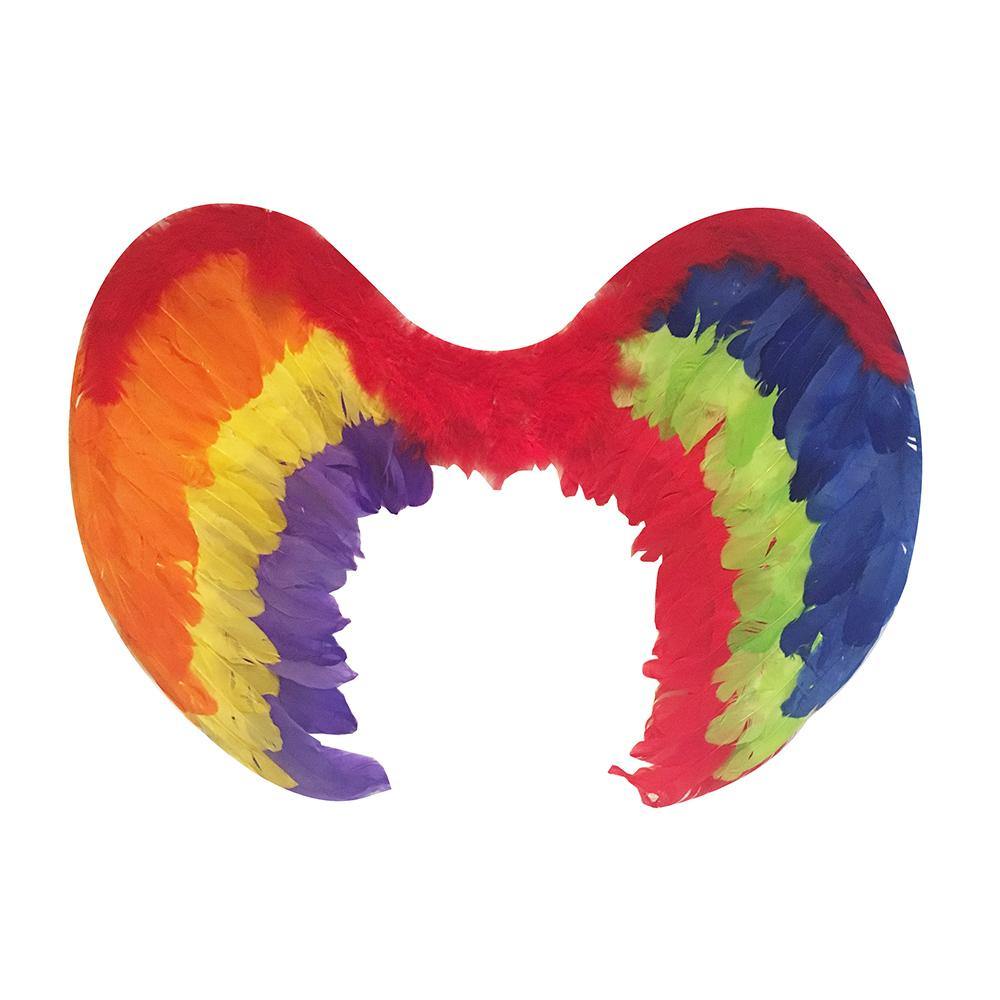 Rainbow Feather Wings | The Base Warehouse