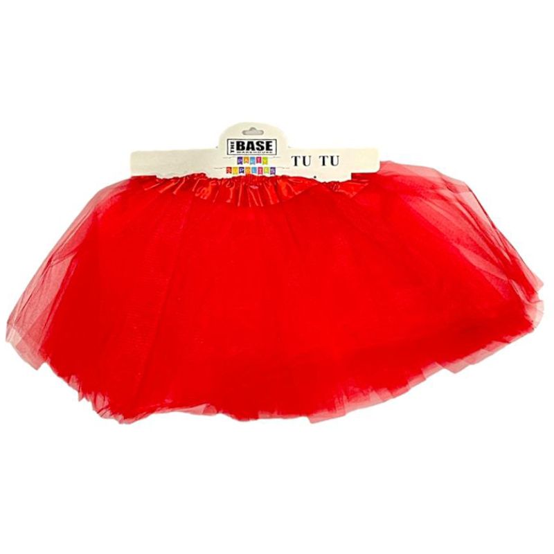 Kids Red Tulle Tutu - 30cm | The Base Warehouse