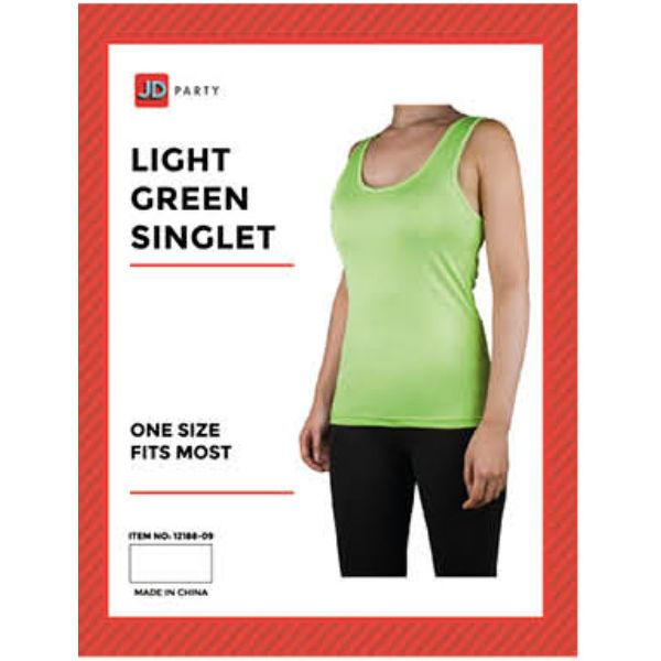 Light Green Singlet - One Size | The Base Warehouse