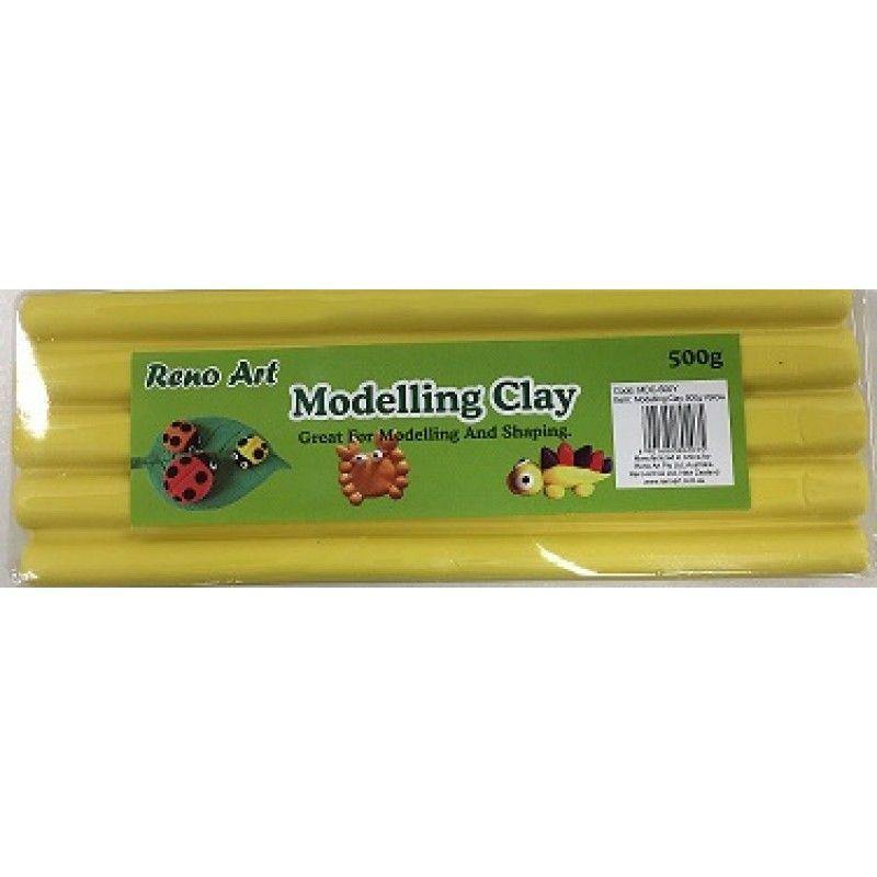 Yellow Modelling Clay - 500g | The Base Warehouse