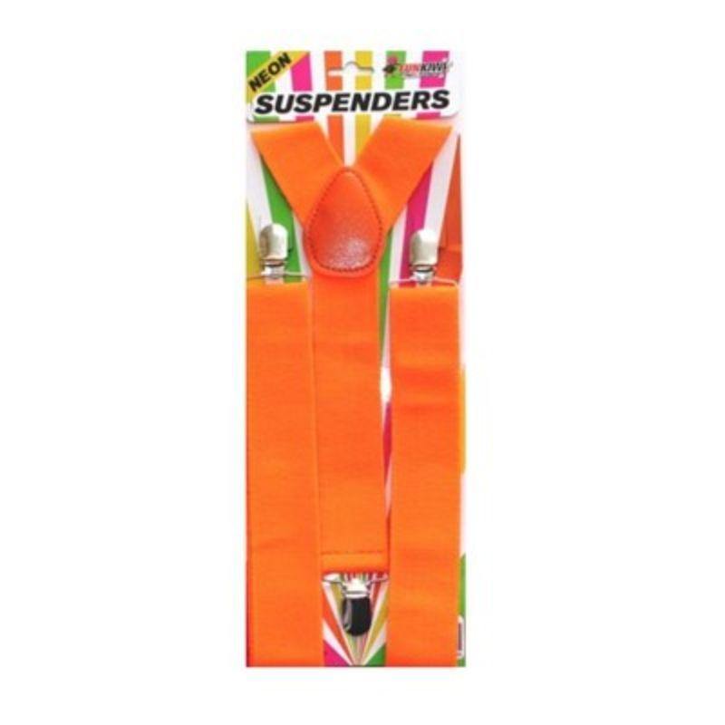 Adult Neon Orange Braces | The Base Warehouse