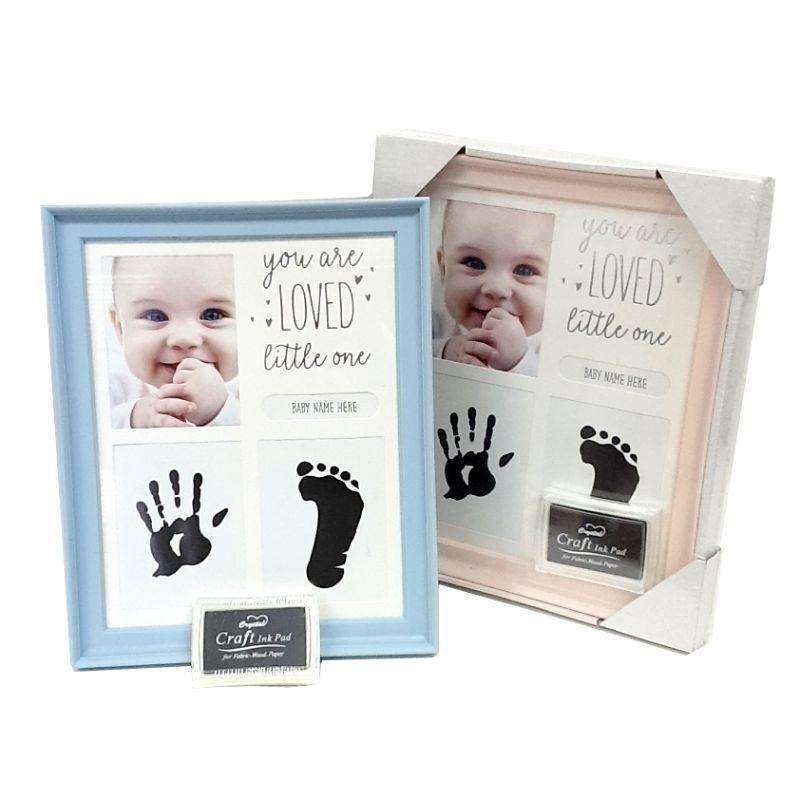 Baby Hand & Foot Print Photo Frame - 23.5cm x 28.5cm x 2.5cm | The Base ...