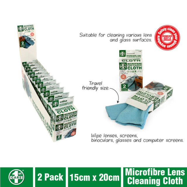2 Pack Microfibre Lens Cleaner | The Base Warehouse