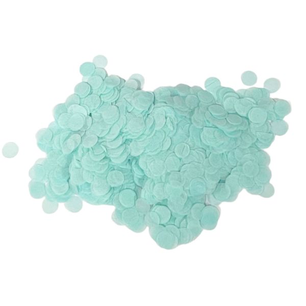 Tiffany Blue 1cm Paper Confetti - 20g | The Base Warehouse