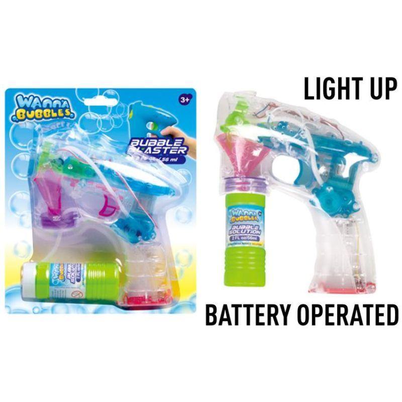 Light Up Bubble Blaster Gun | The Base Warehouse