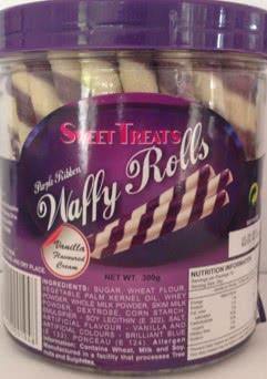 Purple Wafer Rolls - 300g | The Base Warehouse