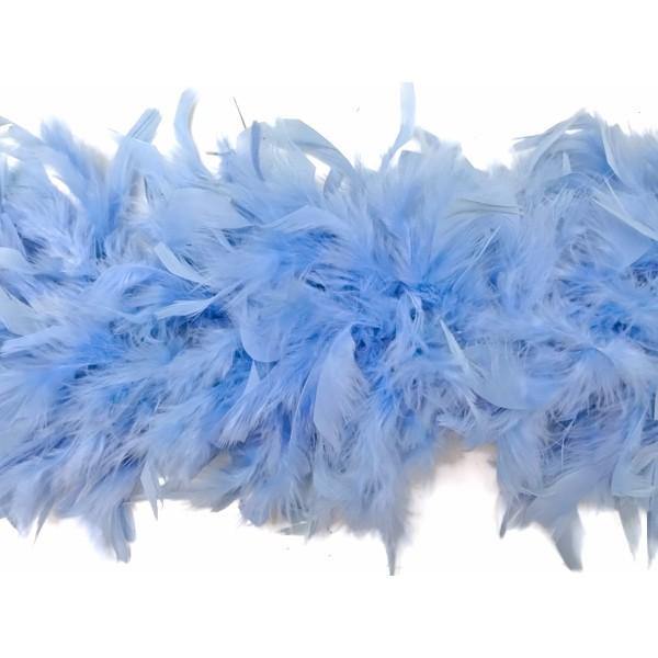 Light Blue Feather Boa | The Base Warehouse